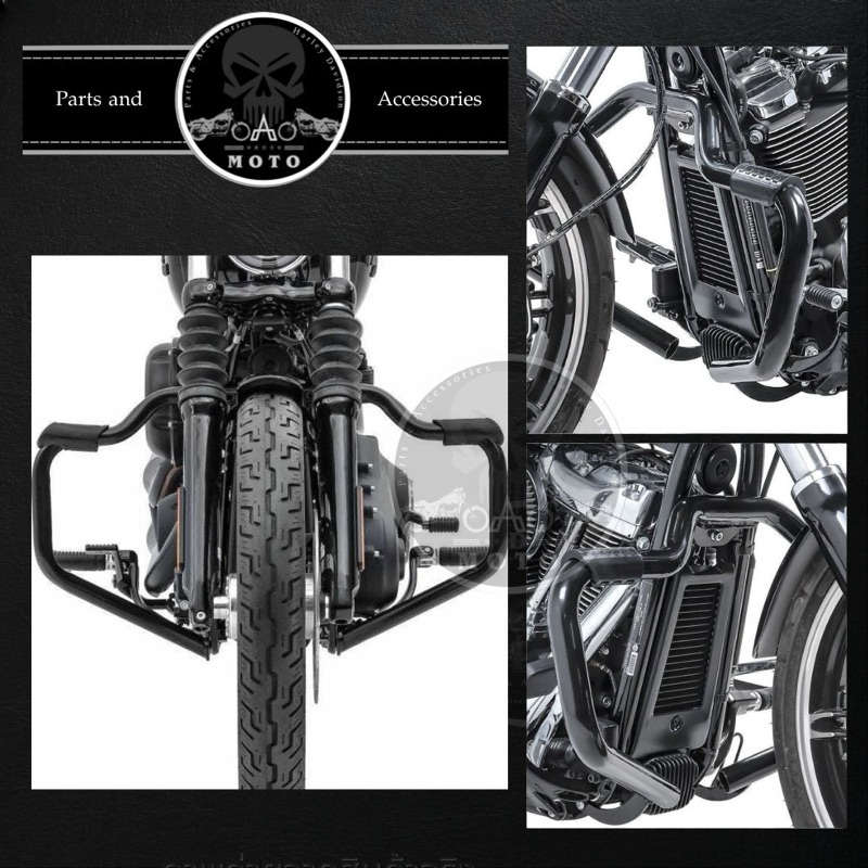 กันล้ม clash bar HD Softail M8 ปี18+ Streetbob Fatbob breakout sport ...