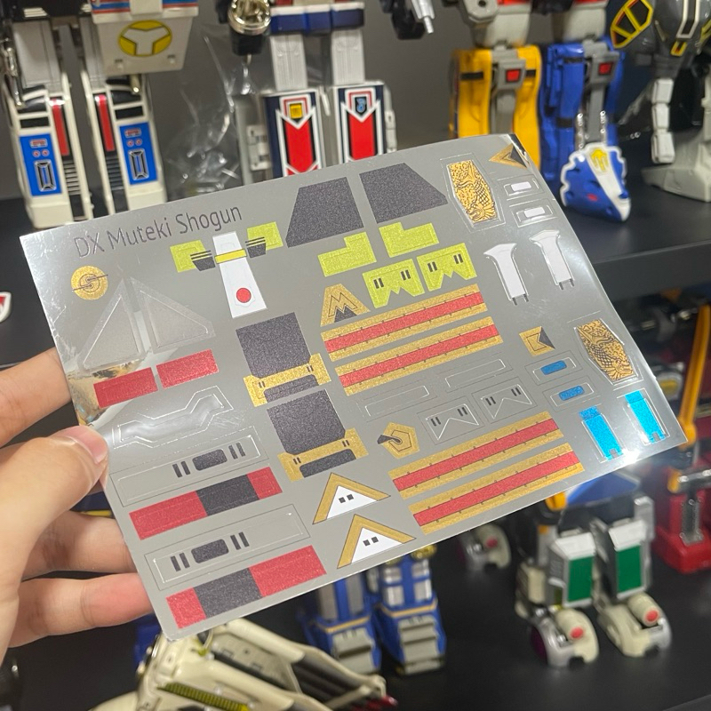 Sticker สำหรับหุ่นยนต์ DX Super Sentai | สติ๊กเกอร์หุ่นยนต์ขบวนการเซนไต ...