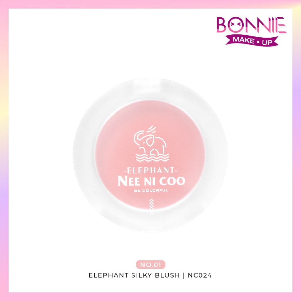 นีนิโค NC024 บลัชออน เนื้อละเอียด เม็ดสีแน่น NEE NI COO ELEPHANT BLUSH | Shopee Thailand