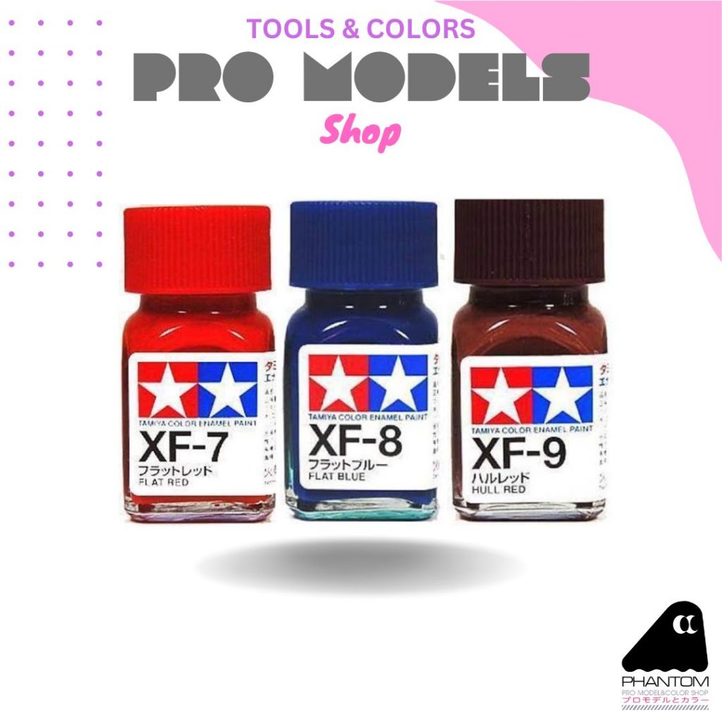 TAMIYA XF7 XF8 XF9 สีสูตรน้ำมัน ชนิดสีด้าน Enamel 10 ml | Shopee Thailand