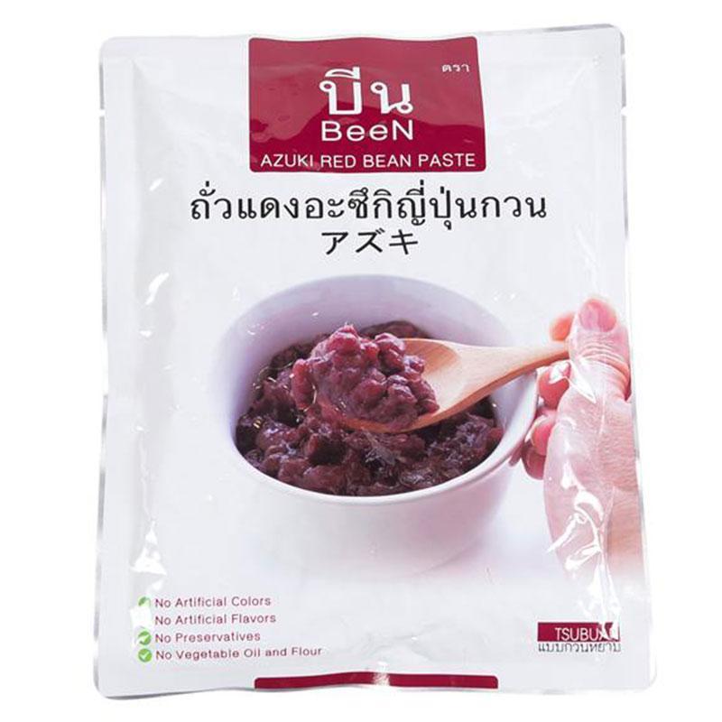 บีน ถั่วแดงอะซึกิญี่ปุ่นกวน แบบกวนหยาบ 500 กรัม / BEEN Azuki Red Bean Paste 500 g. | Shopee Thailand