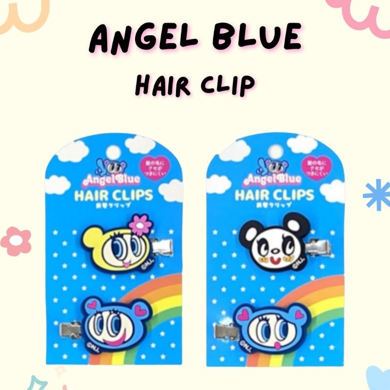 [พร้อมส่ง] กิ๊บติดผมญี่ปุ่น Angel Blue Hair Clip | Shopee Thailand