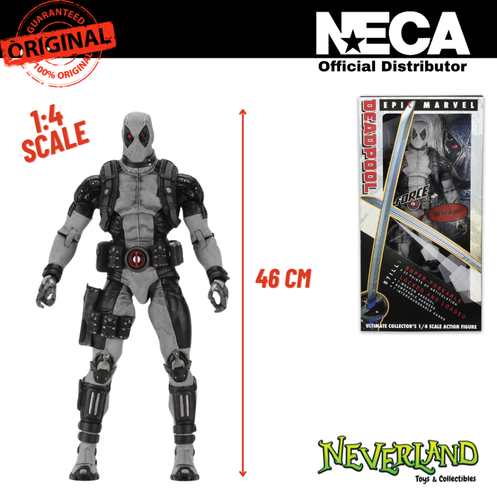 (Sold Out) NECA Marvel - Deadpool X-Force 1/4 Scale Action Figure ...