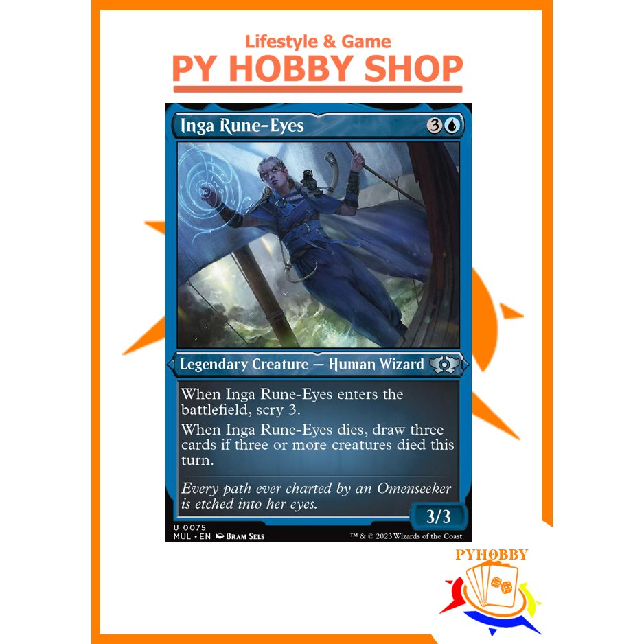 [MTG] Multiverse Legends Foil: Inga Rune-Eyes (0075 - Foil Etched ...