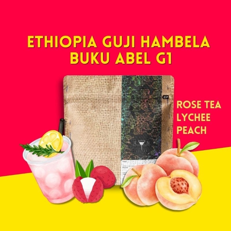 เมล็ดกาแฟ Ethiopia Guji Hambela Buku Abel Natural G1(Light Roast) | Shopee Thailand