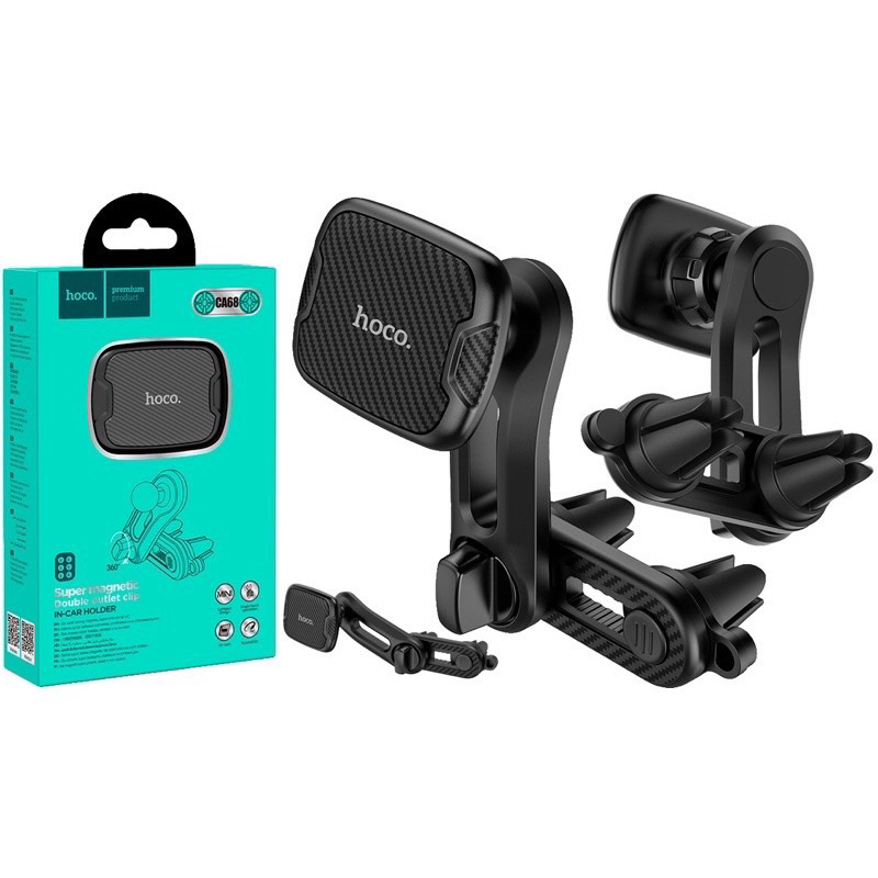 Hoco CA68 ที่วางมือถือในรถ สำหรับช่องแอร์ หมุนได้ 360 องศา รับน้ำหนัก ...
