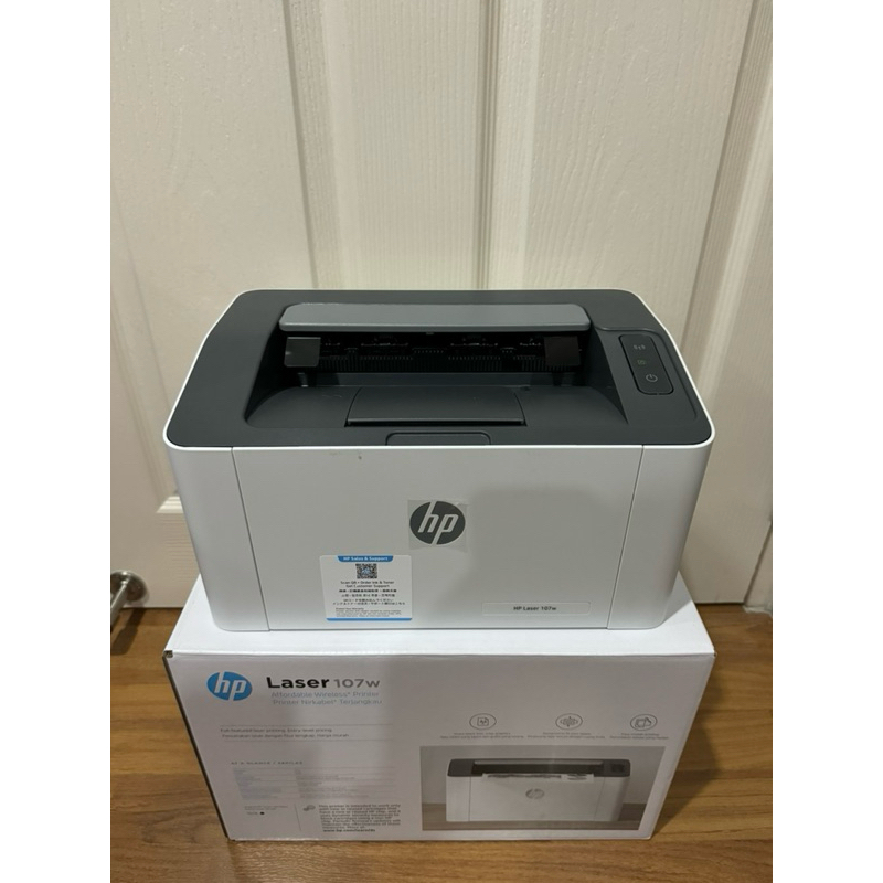 HP LASERJET 107W (4ZB78A) ขาว - ดำ A4 USB 2.0,WIRELESS printer มือสอง ...