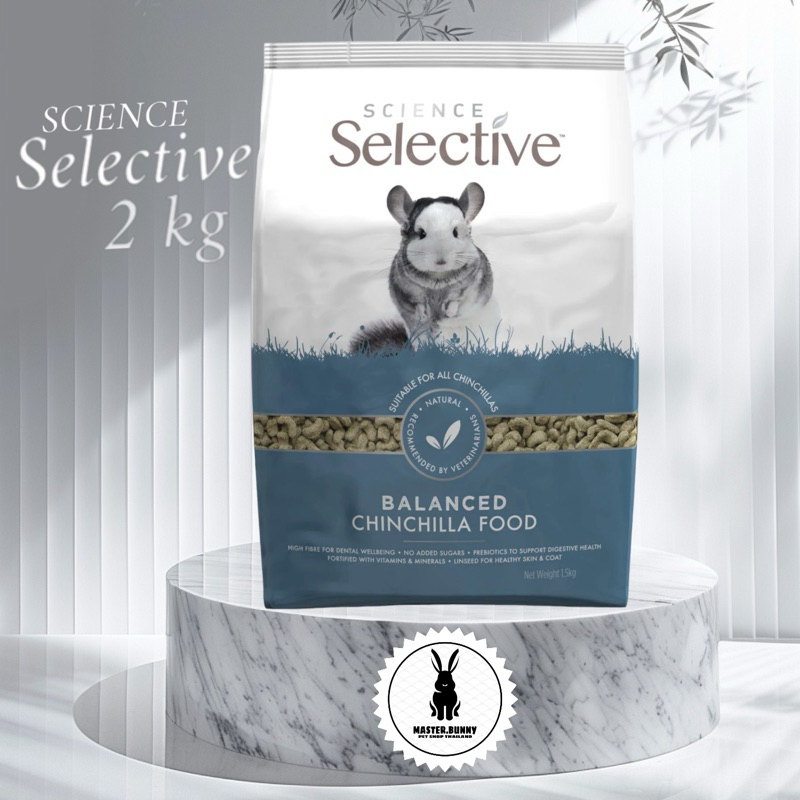 อาหารที่ดีสำหรับชินชิลล่า SCIENCE SELECTIVE CHINCHILLA FOOD 2KG ...