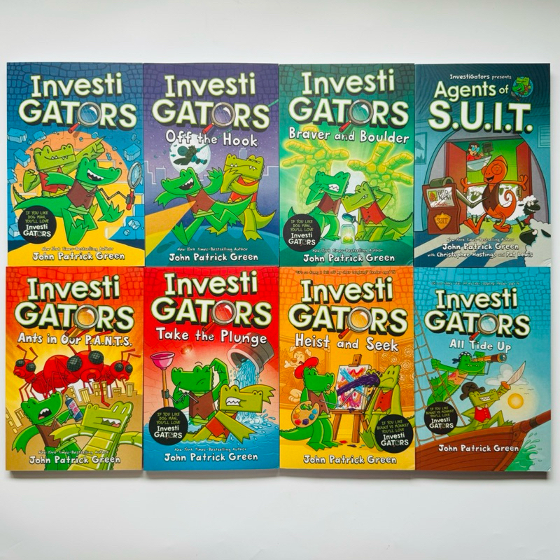 InvestiGators 1-5/1-8 Full Color Comic Book Set, by John Patrcik Green ...