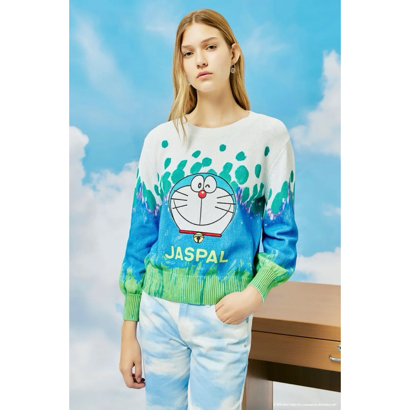 พร้อมส่ง‼️ Jaspal X Doraemon Regular Knit Sweater | Shopee Thailand