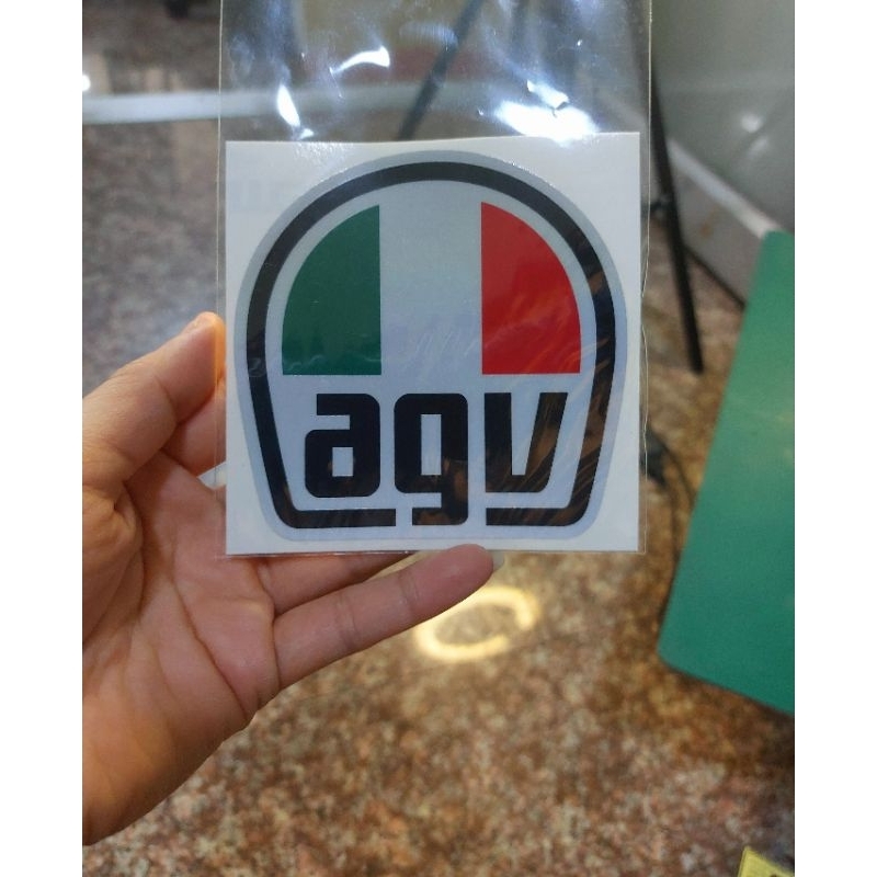 Sticker 3mแท้100% Agv สูง 7.5 cm | Shopee Thailand