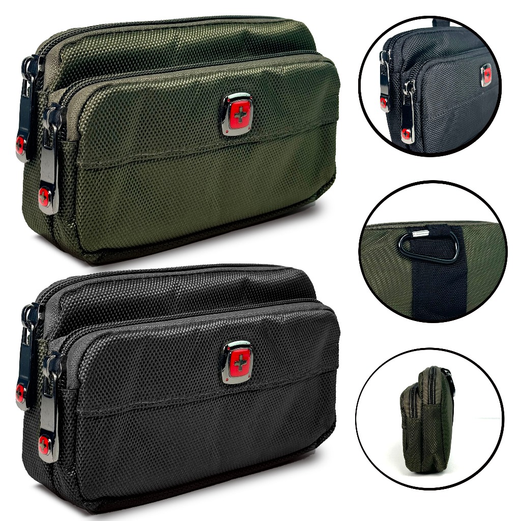 DAKAR ซอง กระเป๋า คาดเอว แนวนอน ใส่มือถือ ใส่โทรศัพท์ 5 - 5.7 นิ้ว (067) | Shopee Thailand