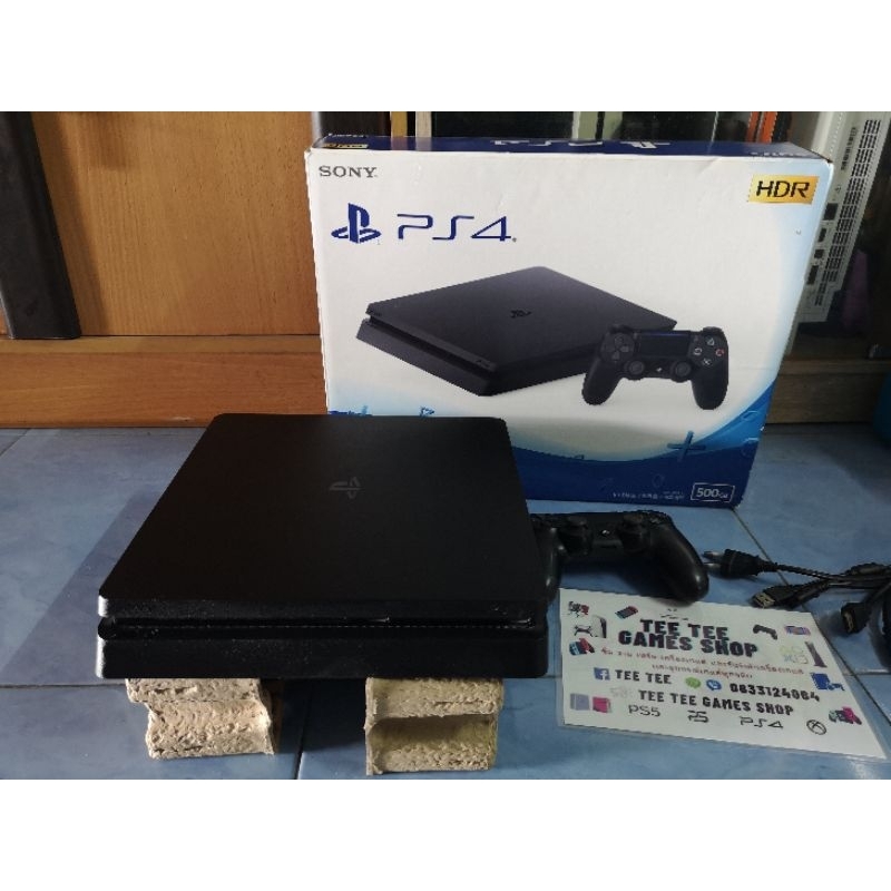 Ps4 slim hdrภาพ1080p full hdแท้ ความจุ500gb บอร์ด 2218 เฟิร์มแวร์ ล่า ...