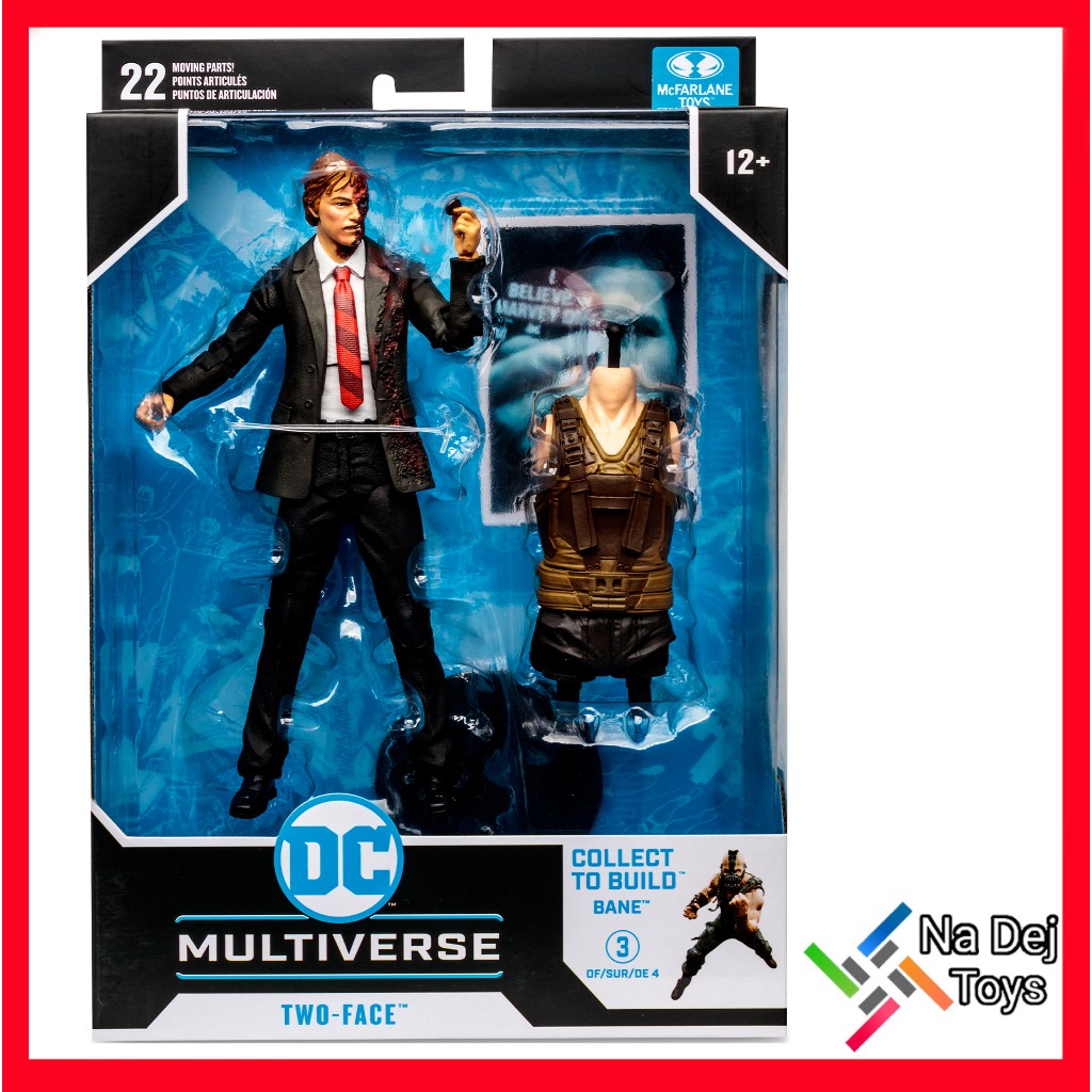 Two-Face (Nolan Trilogy) DC Multiverse McFarlane Toys 7"Figure ทูเฟซ ดี ...
