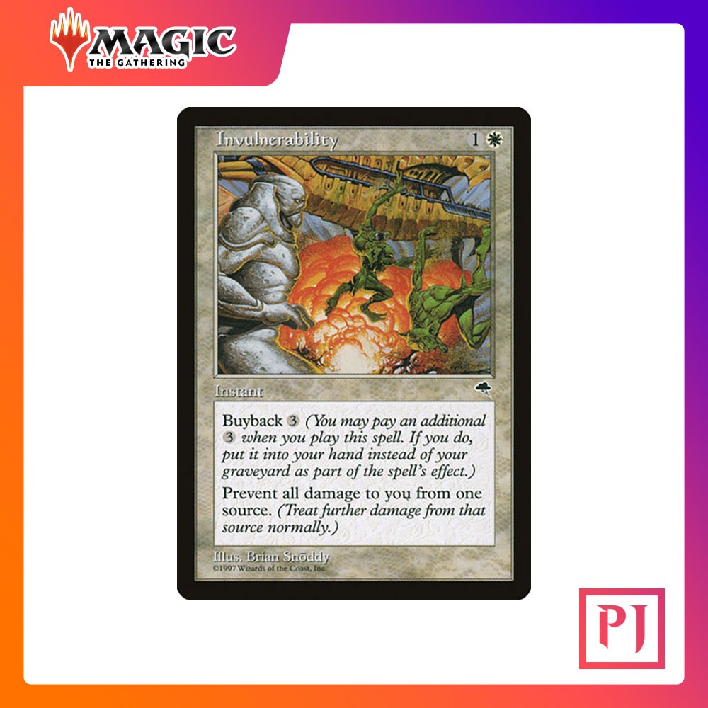 [MTG] Invulnerability [TMP] [WHITE] [COMMON] [NORMAL] [ENG] (การ์ดเมจิค ...