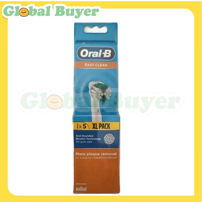 Oral-B Easy Clean Electric Toothbrush Heads 5 Pcs | Shopee Thailand