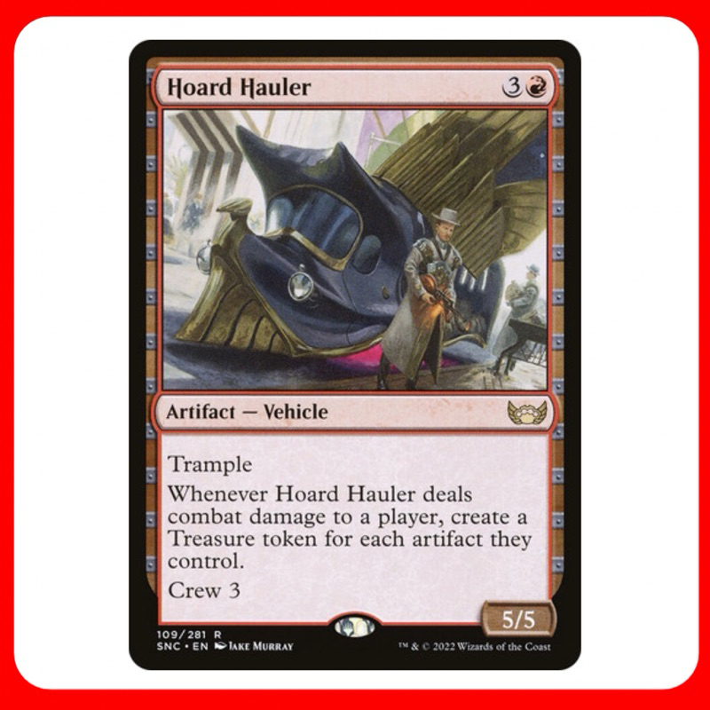 [MTG] Hoard Hauler [SNC] [RED] [RARE] [NORMAL] [ENG] (การ์ดเมจิค ...