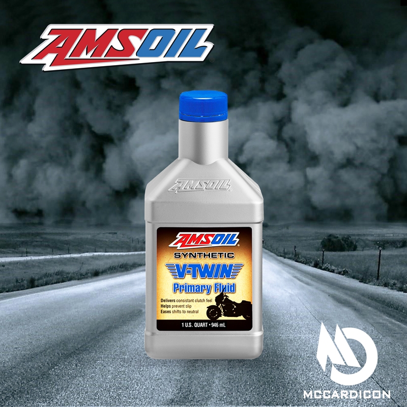 น้ำมันไพรมารี่ แอมซอย (Amsoil) Synthetic V-Twin Primary Fluid ขนาด 946 ...
