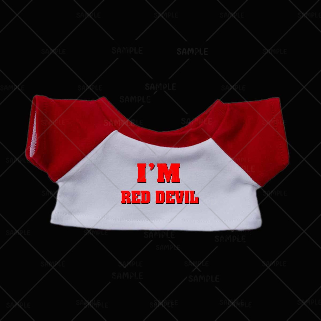 ทีมบอล Red Devil แมนเชสเตอร์ ยูไนเต็ด ชุดลาบูบู้ เสื้อลาบูบู้ Labubu ...