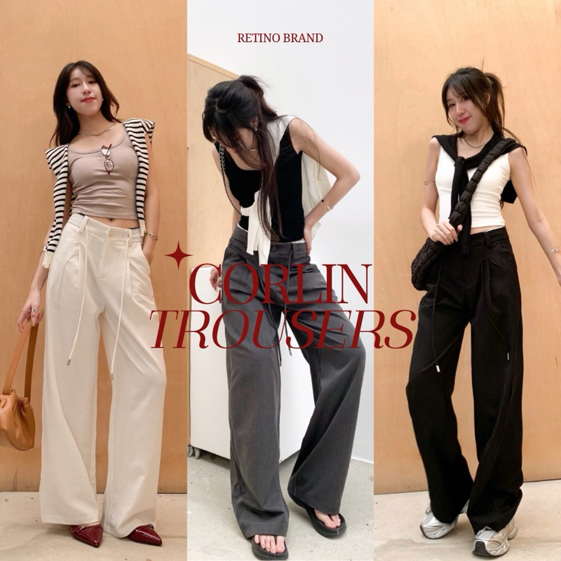 CORLIN TROUSERS ( กางเกงขายาว ) | Shopee Thailand