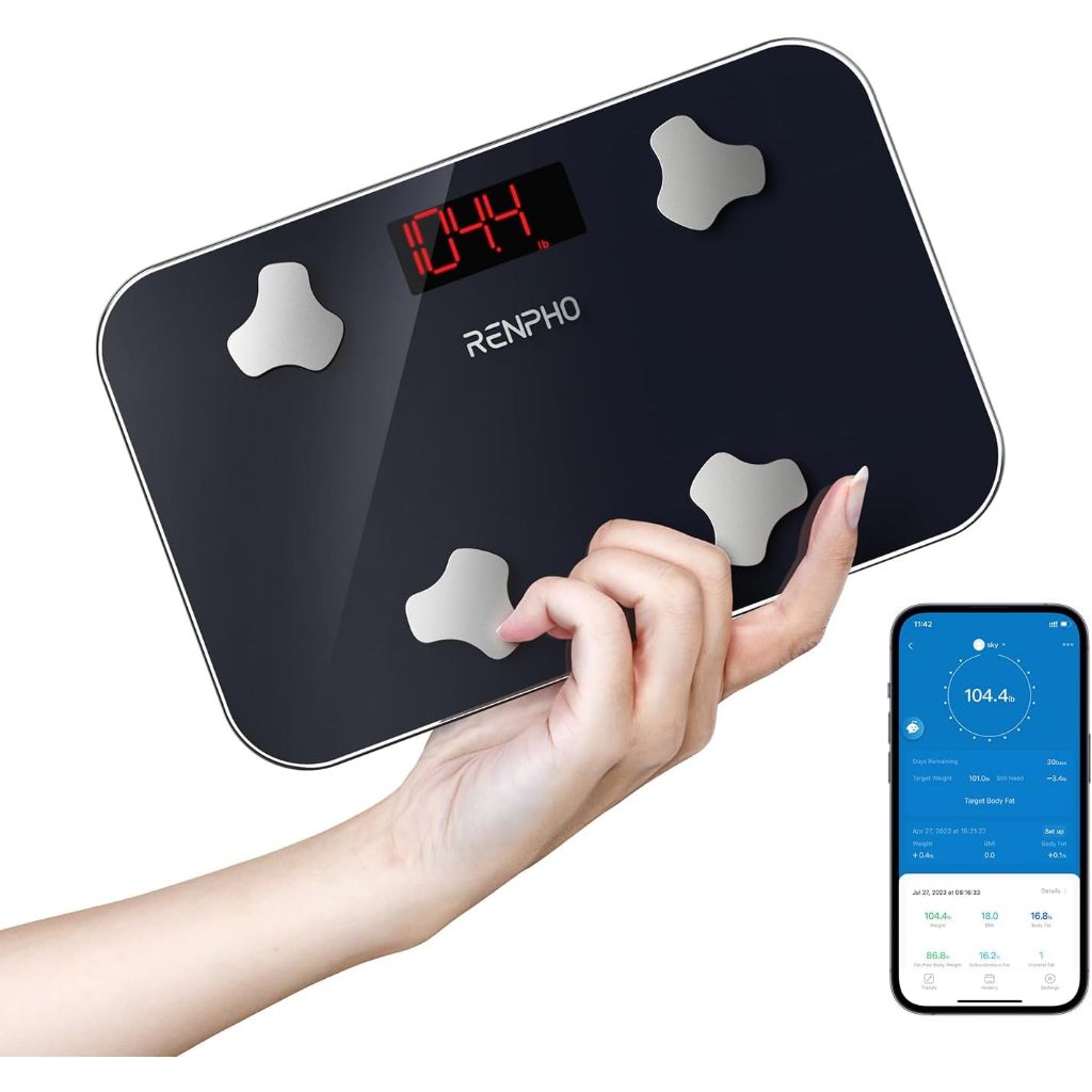 SMART SCALE (เครื่องชั่งน้ำหนักอัจฉริยะ) RENPHO ELIS GO SMART BODY ...