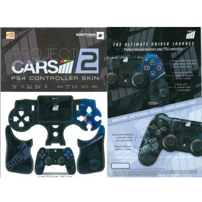 Project Cars 2 PS4 Controller | Dualshock Skin Sticker สติกเกอร์ ติดจอย ...
