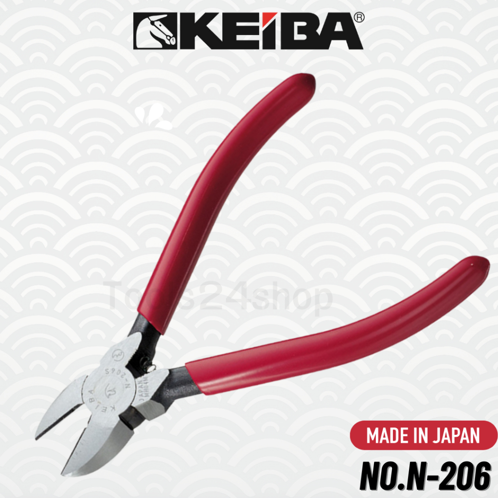 KEIBA คีมปากเฉียง ด้ามบาง 6" No.N-205/N-206S | Shopee Thailand