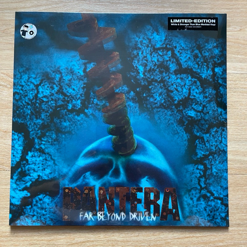 แผ่นเสียง Pantera - Far Beyond Driven , Vinyl, LP, Album, Limited Edition*White & Blue Marbled ...