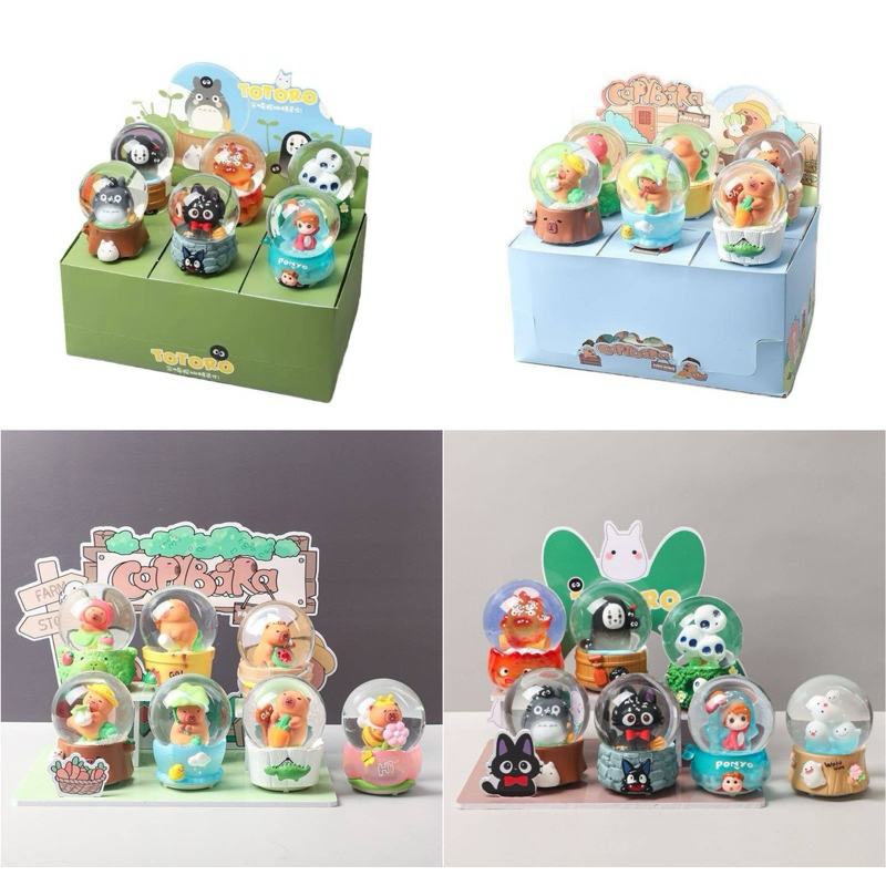 โมเดล กล่องสุ่ม แบบ Snowball มีไฟ 6จุ่ม | Shopee Thailand