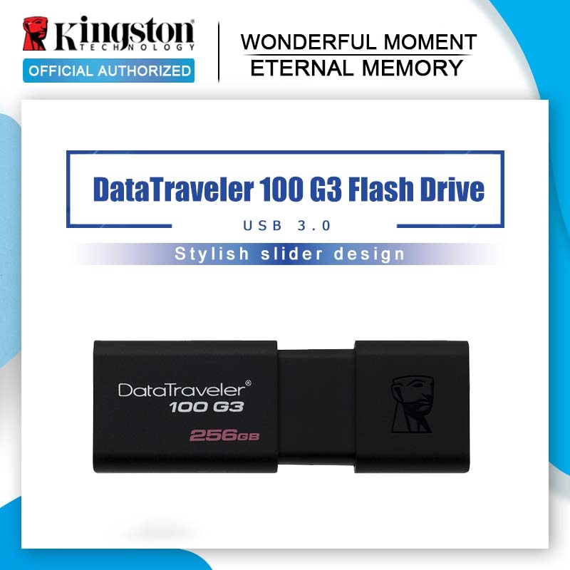 Kingston flashdisk แฟลชไดรฟ์ Usb3.0 32/64/128GB อุปกรณ์จัดเก็บข้อมูลภายนอก flashdrive | Shopee ...