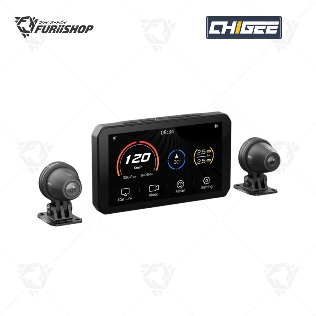 Chigee AIO-5 lite smart device( WFP0105) กล้องติดมอเตอร์ไซค์ | Shopee ...