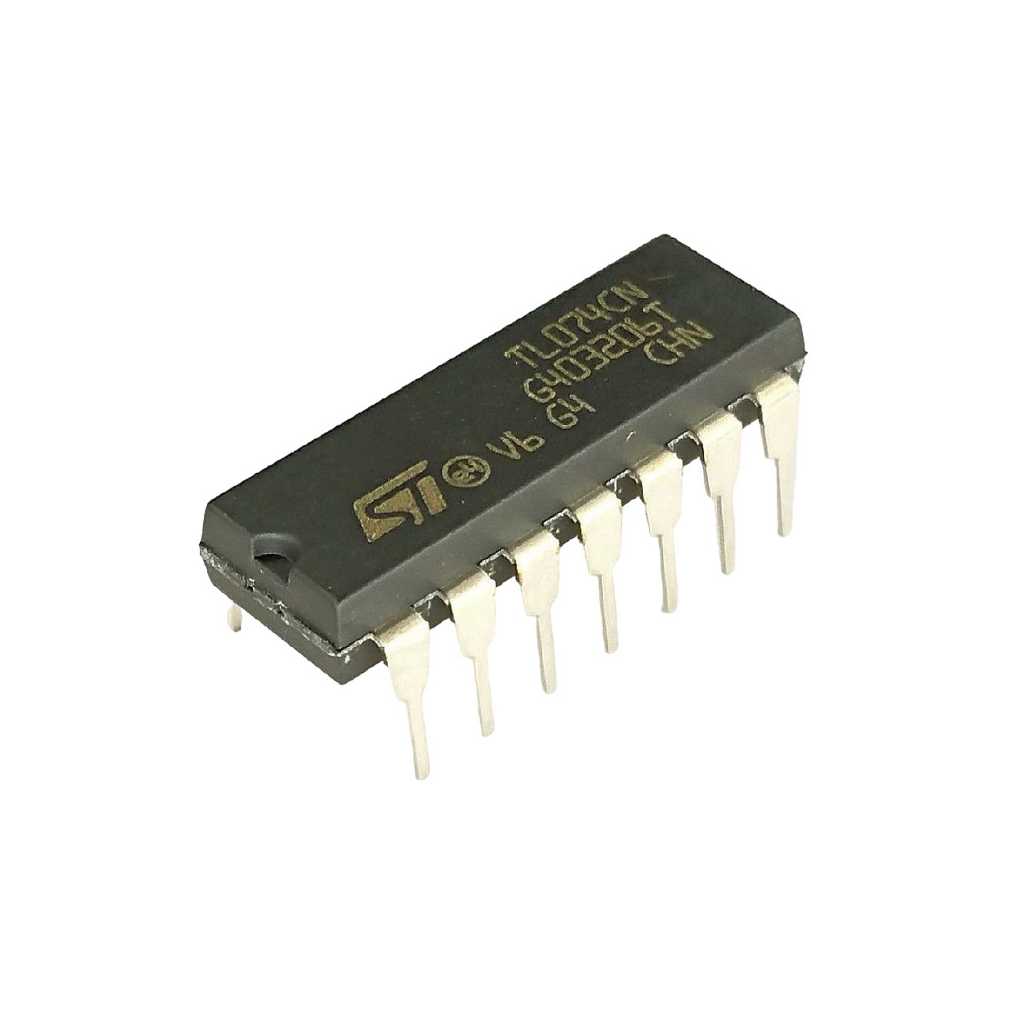 TL074CN TL074 LOW NOISE J-FET QUAD OPERATIONAL AMPLIFIERS IC ไอซี ...