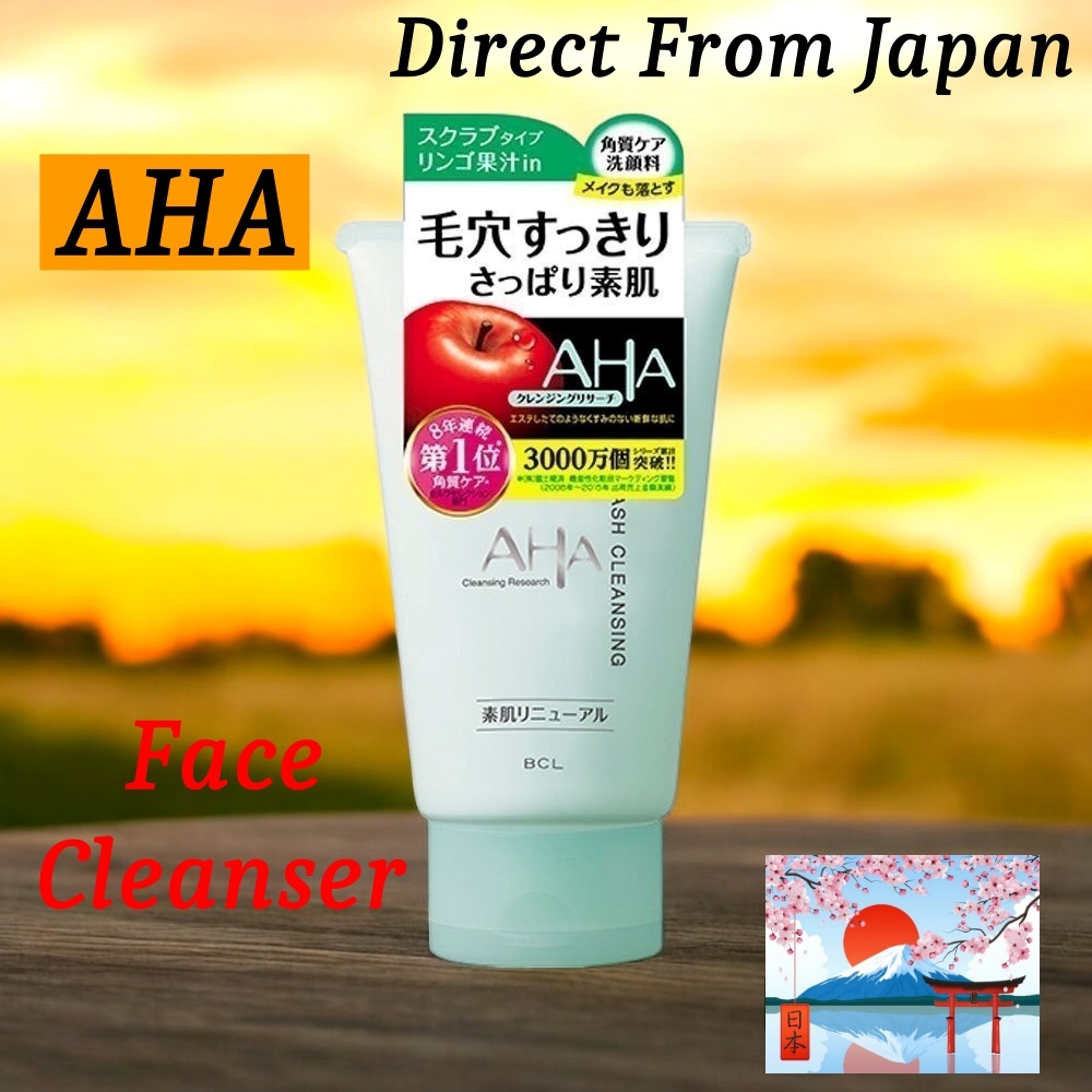 【Direct From Japan】BCL Cleansing Research AHA Exfoliating Face Wash ...