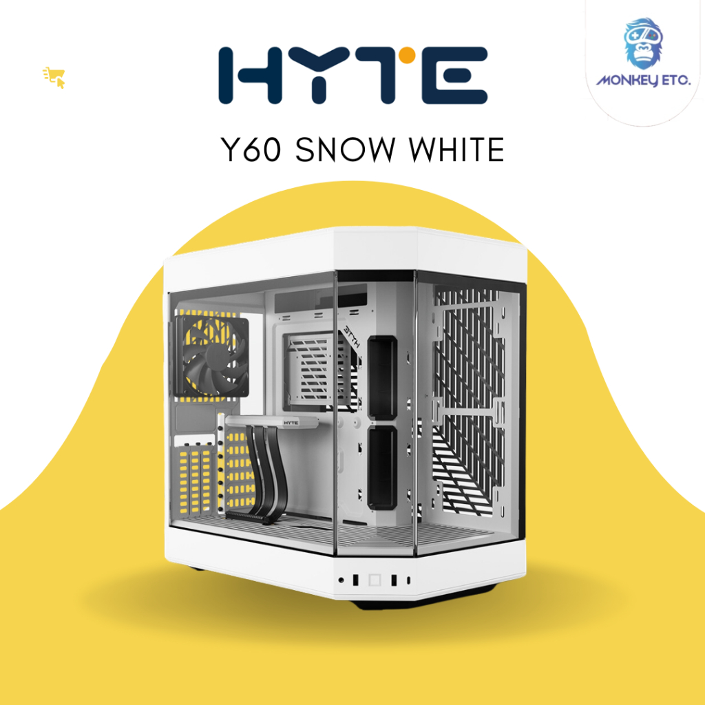 HYTE Y60 SNOW WHITE เคสคอมพิวเตอร์ | Shopee Thailand