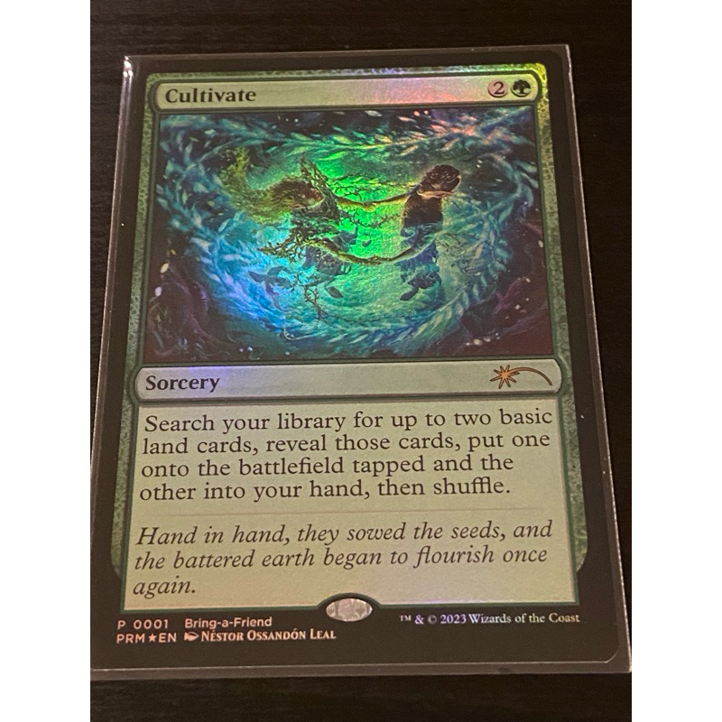 [MTG] Promotional: Cultivate (Bring-a-Friend Foil) การ์ดแท้ Magic The ...