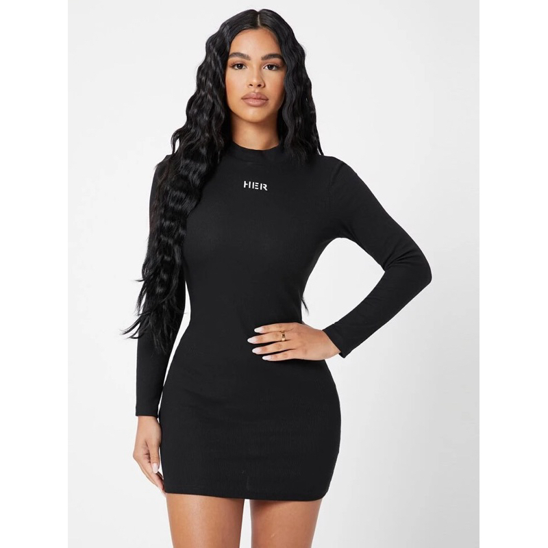 DD34มือสอง Size : หน้าผ้า 30” อก 30”-36 ใส่ได้เดรสสั้น คอกลม แขนยาว ...