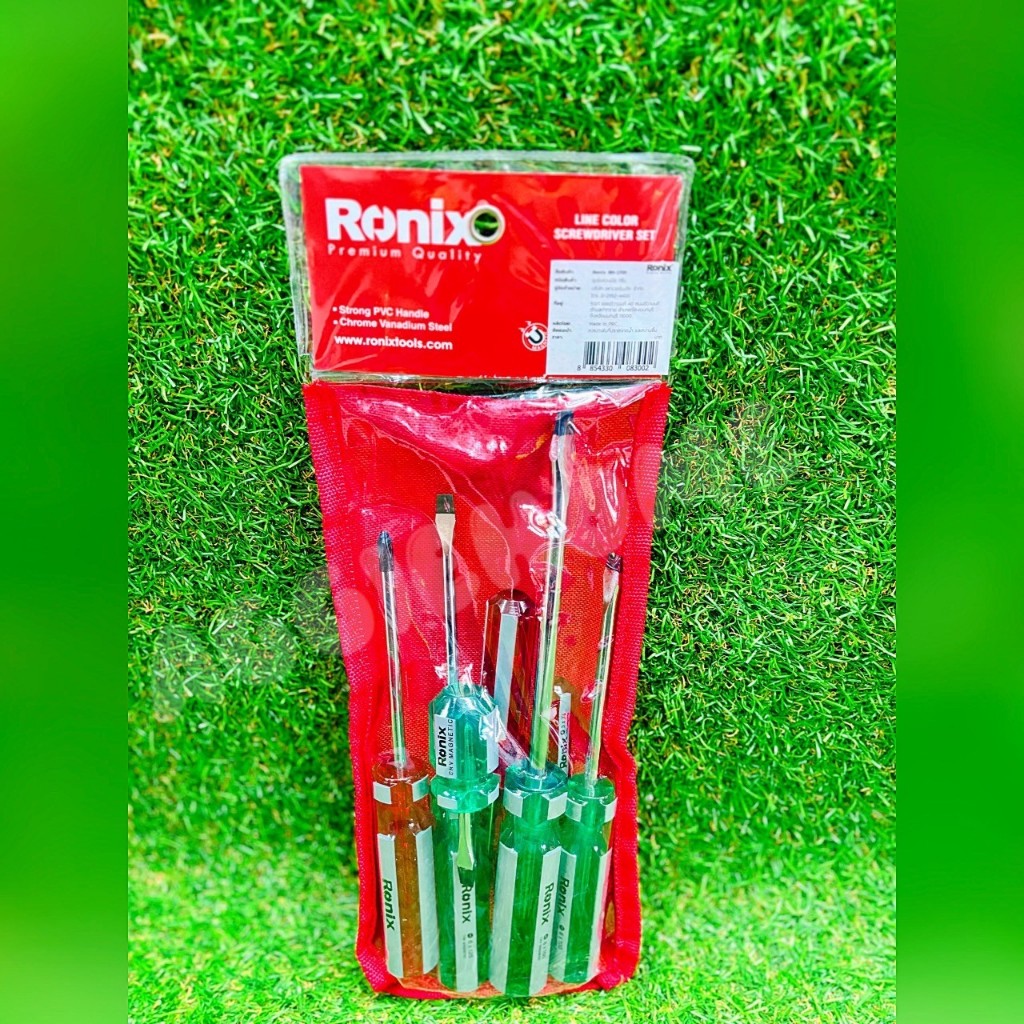 RONIX ชุดไขควง หัวแม่เหล็ก รุ่น RH-2701 (1ชุด/7ชิ้น) ไขควงปากแบน ไขควง ...