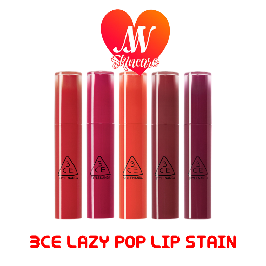 ถูก🔥แท้ ส่งไวทันใจ🚚 3CE LAZY POP LIP STAIN 4.5g ทิ้นต์ ทรีซีอี เลซี่ ...