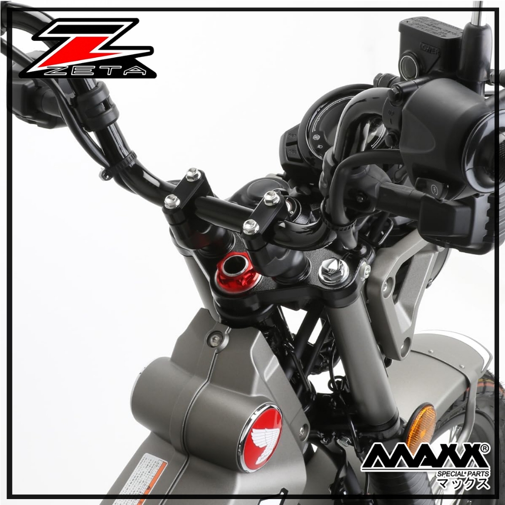 Zeta Racing CT125 Burrise Kit ตุ๊กตาแฮนด์ 0.7 inch (19 mm) Up, Black ...