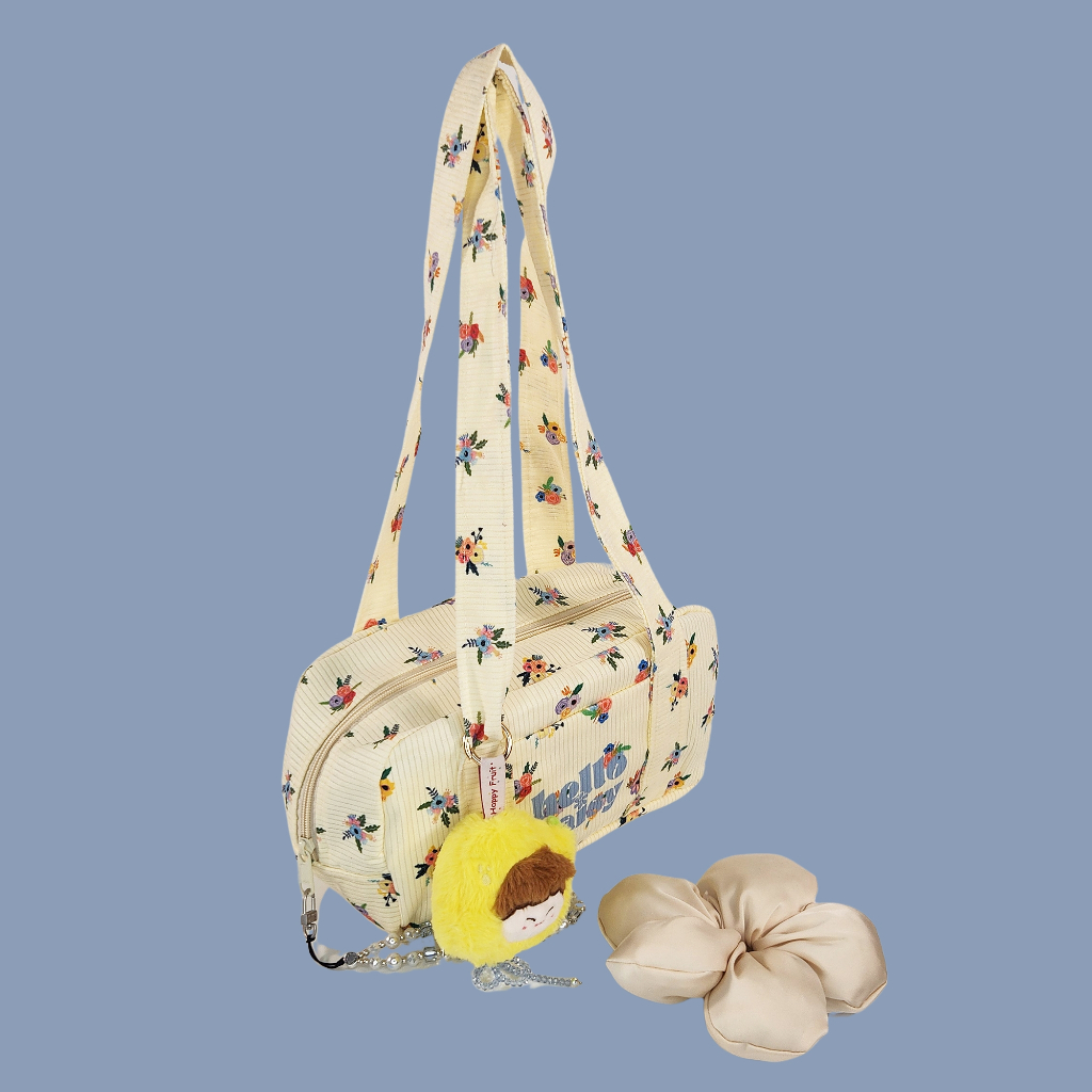 Hello Daisy [แบรนด์ไทย] - Daisy bag กระเป๋าผ้าลูกฟูกพิมพ์ลาย กระเป๋าใน ...