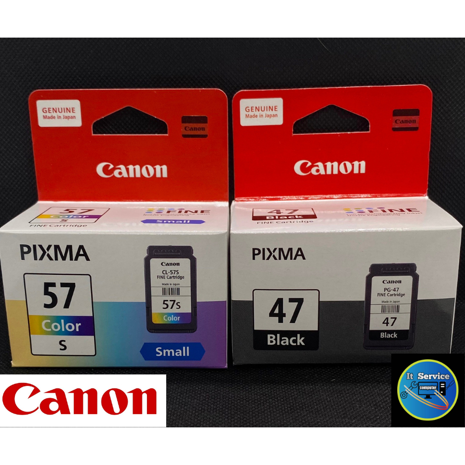 หมึก Canon 47/57 E400, E410,E417,E460,E470,E477,E480,E3170,E3177,E3370,E4270,E4570 | Shopee Thailand