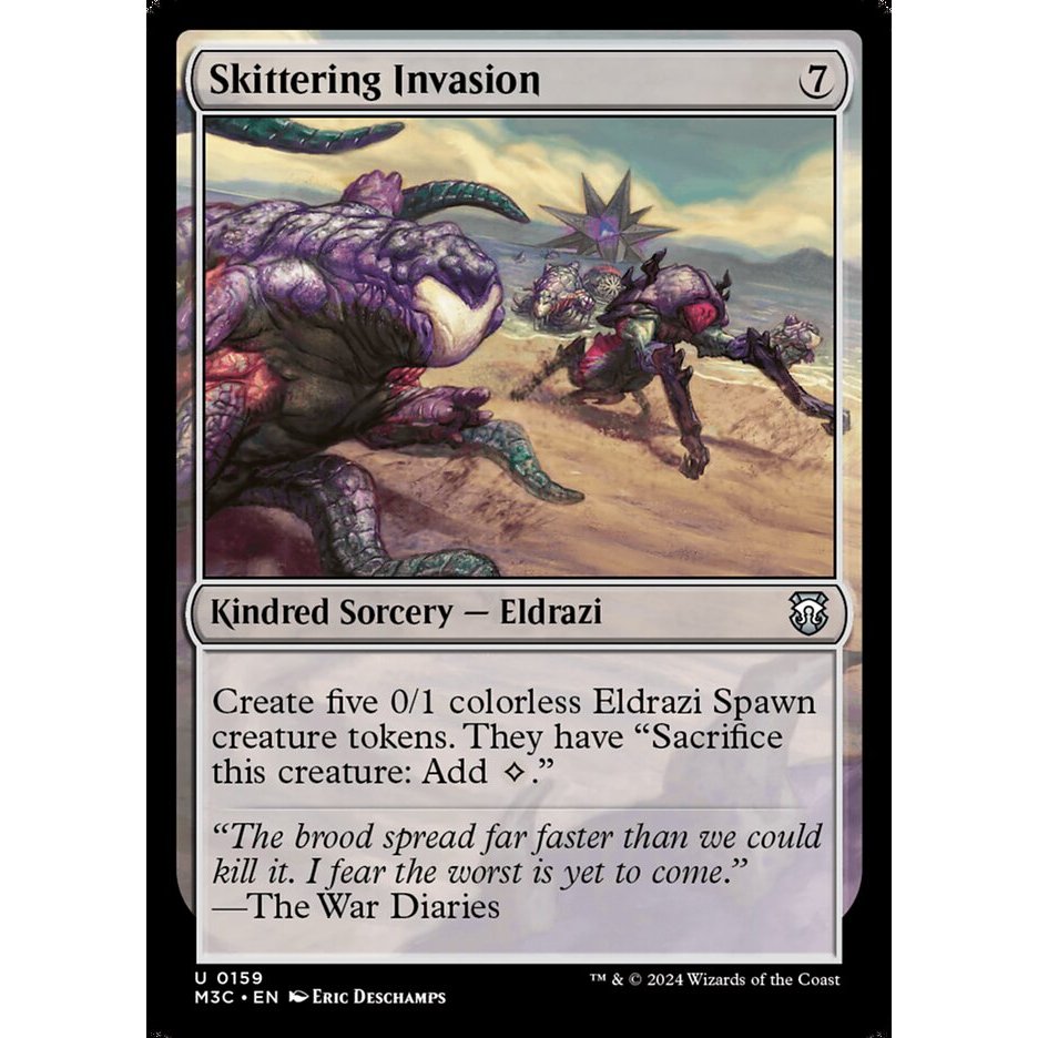 Skittering Invasion การ์ด Magic The Gathering ของแท้ จากรุ่น Modern ...