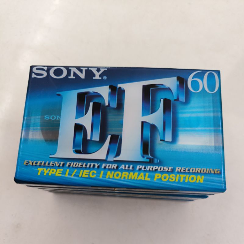 ม้วนเทปเปล่า SONY EF60 ในซีล | Shopee Thailand