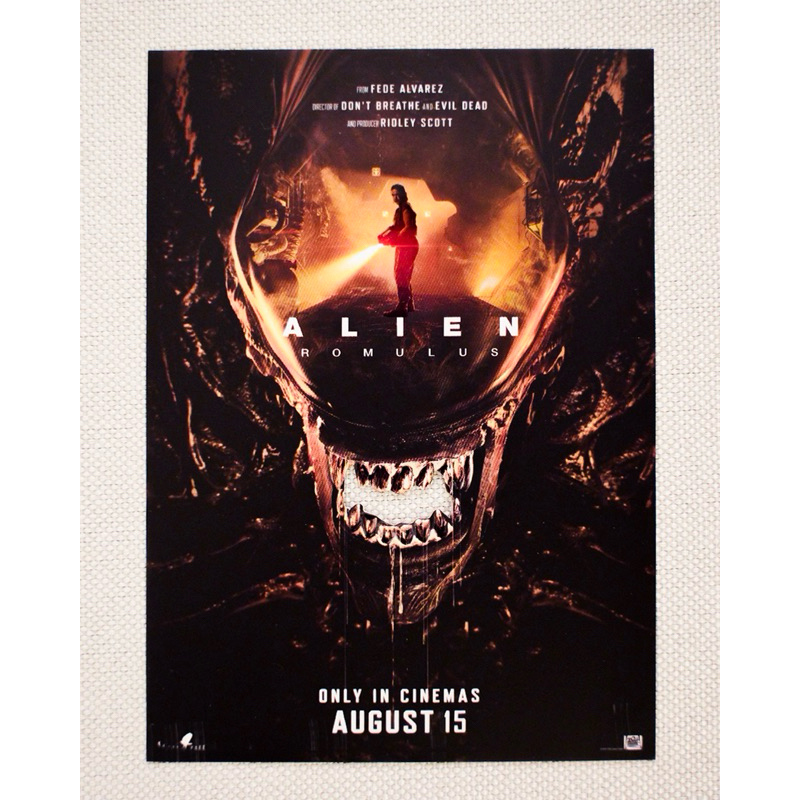 โปสการ์ดของแท้ “ALIEN : ROMULUS” จาก Major Cineplex - Postcard “ALIEN : ROMULUS” | Shopee Thailand