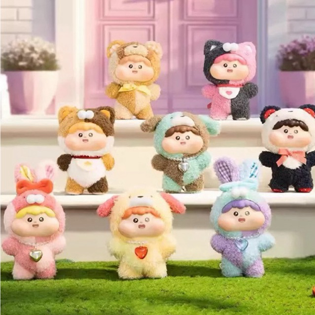 (สั่งซื้อผ่านไลฟ์ลด100.- | แบบสุ่ม) Fluffy MeatBall Plush Blind Box พวง ...