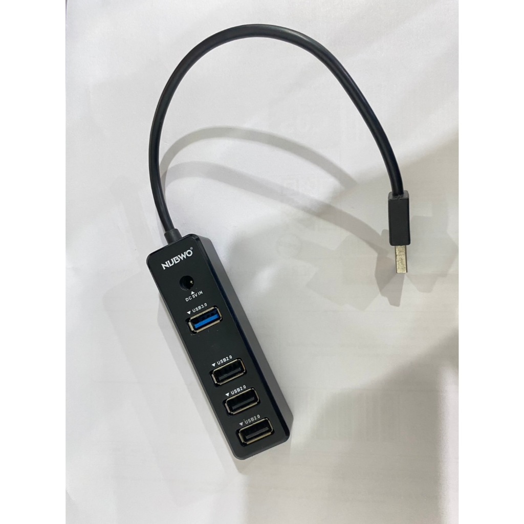 USB HUB (ยูเอสบีฮับ) NUBWO NH-49 - 4 PORTS USB 3.0/USB 2.0 (BLACK ...