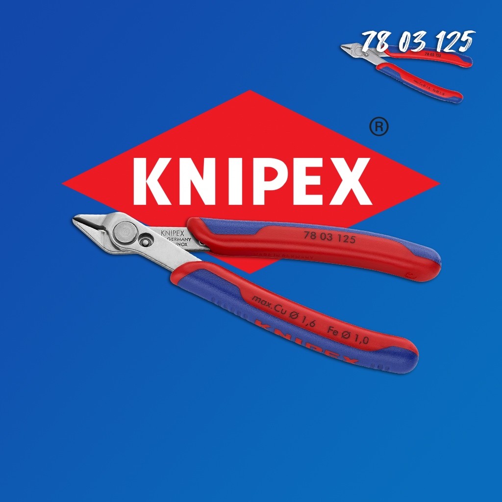 KNIPEX Electronic Super Knips INOX 125 mm คีมตัด INOX 125 มม. รุ่น ...