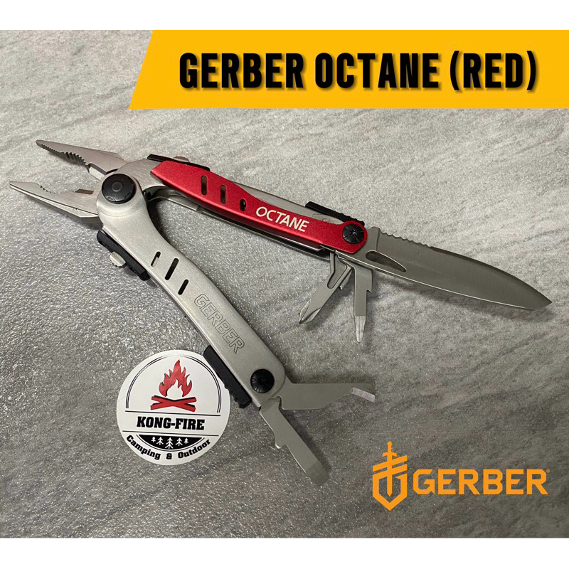 คีม Gerber octane red Multi-Tool (No box) พกพา | Shopee Thailand