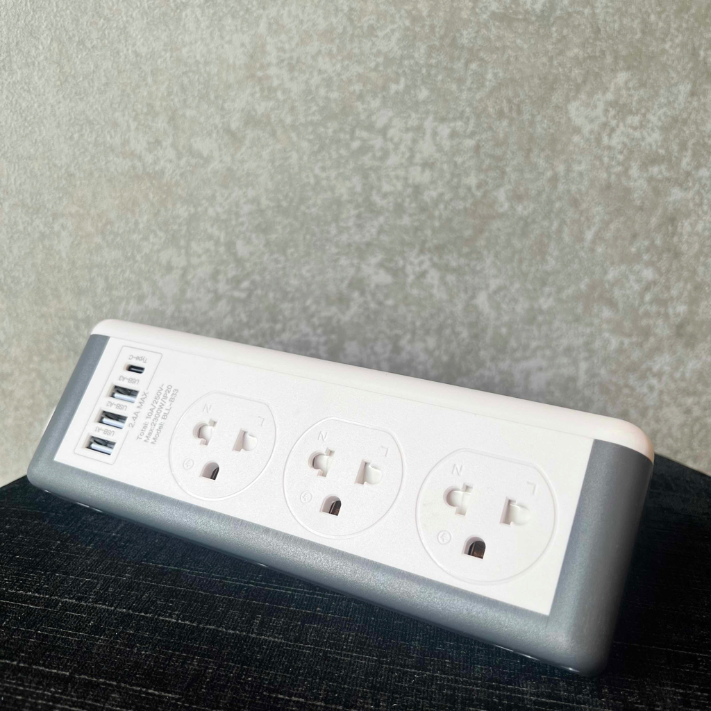 !! ถูกที่สุด ส่งทุกวัน ปลั๊กไฟ BLL รุ่น B33 6 ช่อง 1 สวิตซ์ 3 USB/ 1 ...