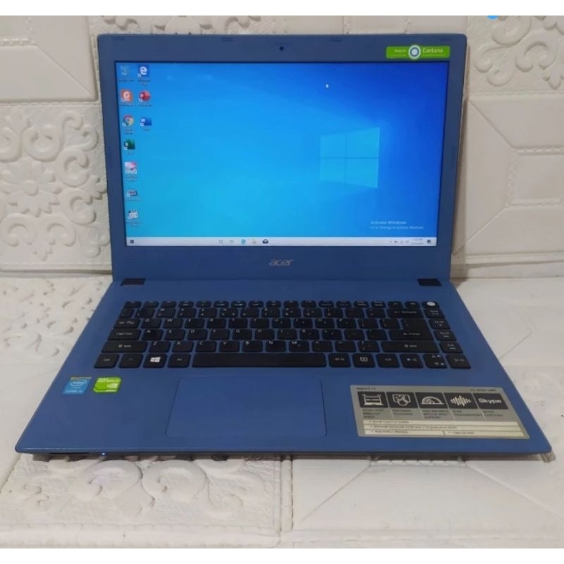 โน๊ตบุ๊คมือสองยี่ห้อACER ASPIRE E5-473G corei5 Ram12gb ชิปการ์ดจอแยก ...